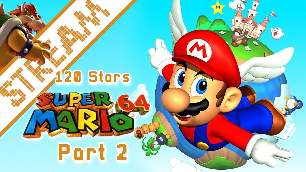 Super Mario 64 - 120 Star Run part 2 - YouTube