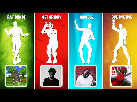Legendary Fortnite Dances with the Actual Music