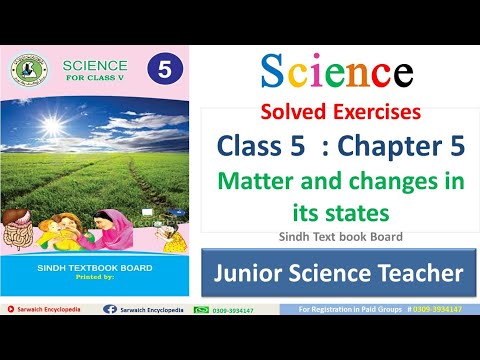 Science Class 5 - Chapter 5 | Solved Exercises | Sindh TextBook Board |Important For All Jobs ...