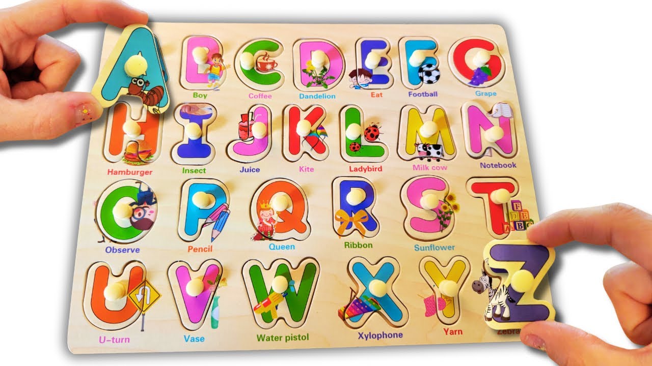 ABC with Fun Activity Puzzle | Learn the Alphabet with a Fun Letter ...