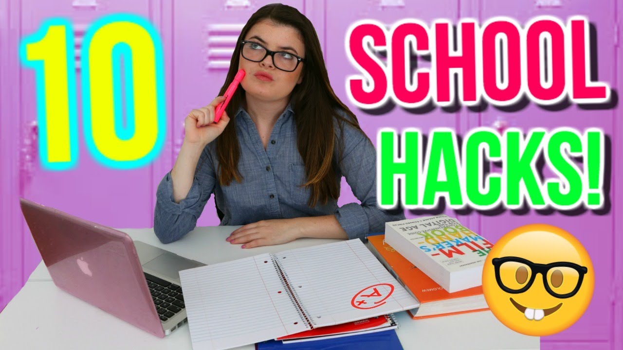 10 Back To School Life Hacks You NEED To Know!! - YouTube
