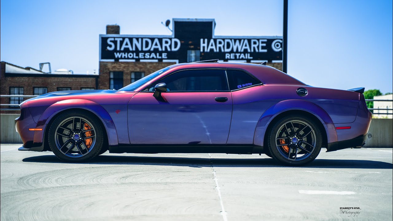 BEST CAR WRAP EVER??? **WIDEBODY HELLCAT Custom Wrap** Avery Dennison ...
