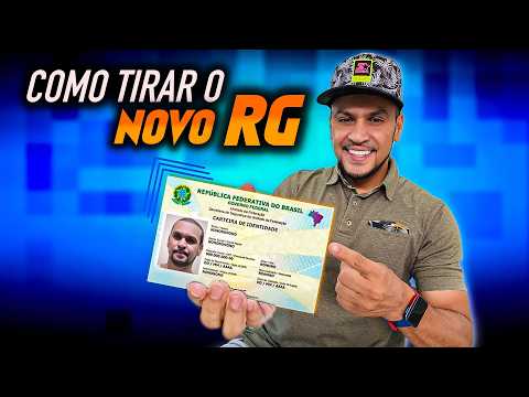 COMO TIRAR SOLICITAR O NOVO RG NOVA CARTEIRA DE IDENTIDADE 2025