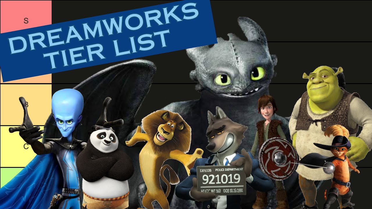 DreamWorks Films Tier List - YouTube