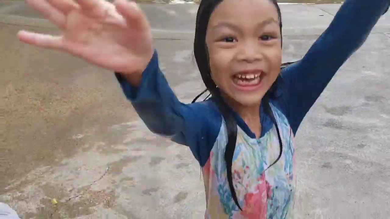 Pia & Acha di Trolak Hot Spring - YouTube