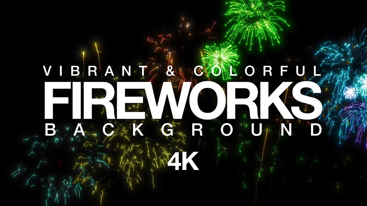 Mesmerizing Animated Fireworks Display in 4K - YouTube