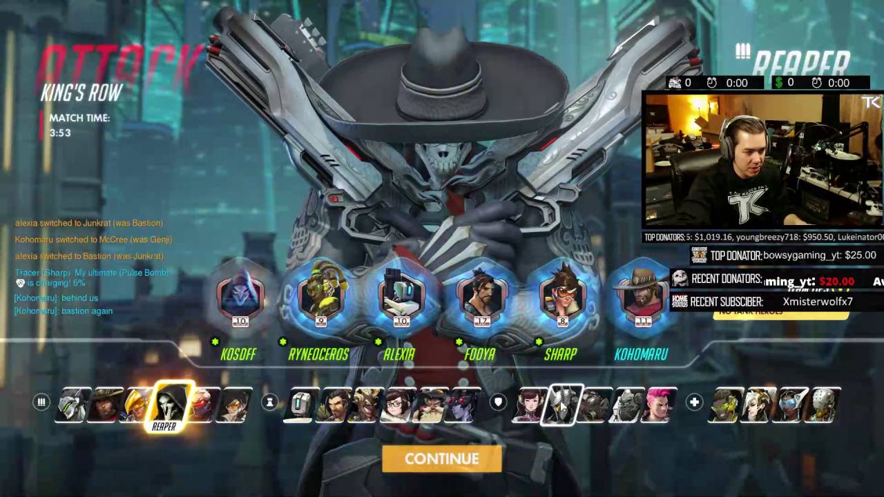 Kosdff Overwatch Stream Part 22 - YouTube