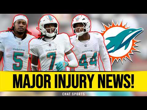 Dolphins Receive A TRIPLE DOSE Of Injury News