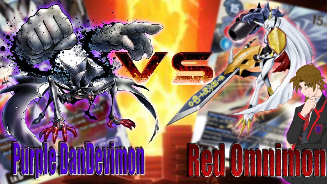 Digimon Card Game | Red Omnimon Vs Purple Dandevimon | Digimon TCG (BT ...