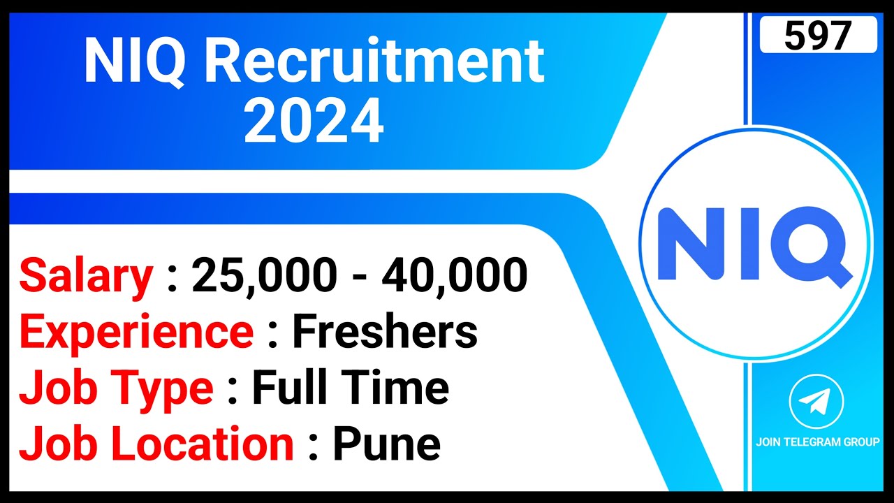 NIQ Recruitment 2024 | Salary 25K - 40K PM | Pune Jobs | MDG Associate ...