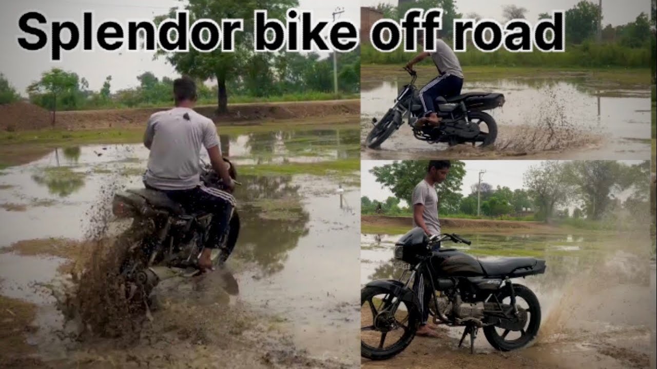 Off Roading On Splendor || Gone Wrong|| Bike Modified || @jagdeep ...