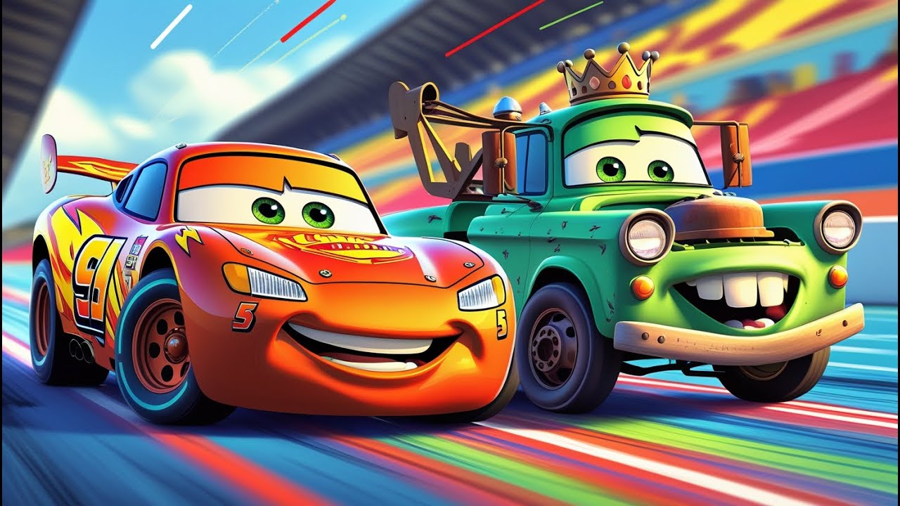 How to Draw & Color Lightning McQueen and Tow Mater 🚗🎨 Fun & Easy Cars ...