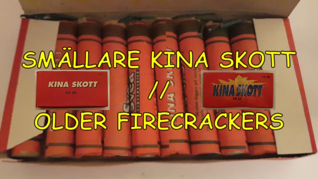 Fyrverkeri Kina Skott smällare (ingen demo) // Fireworks older ...