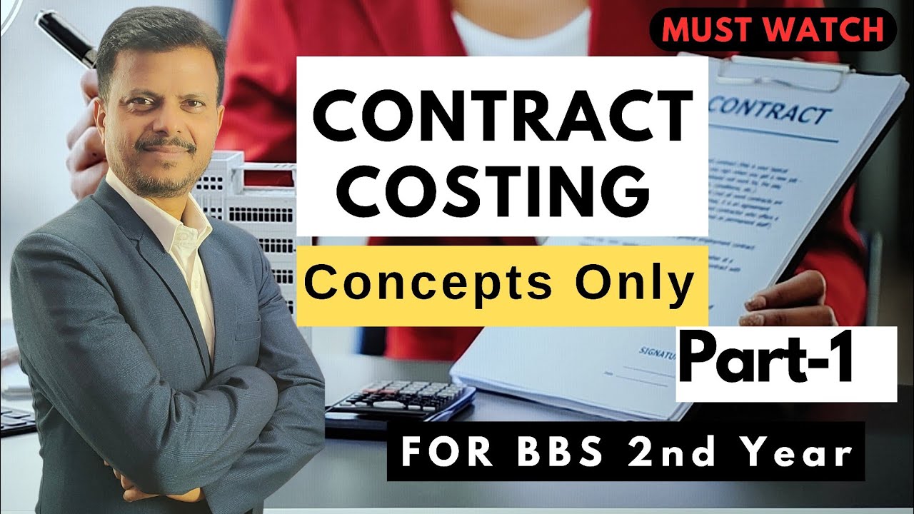 Contract Costing || Concepts only || Cost & Management Accounting ...