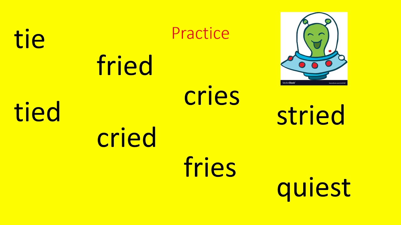 phase 5 phonics ie alternate spelling for igh - YouTube