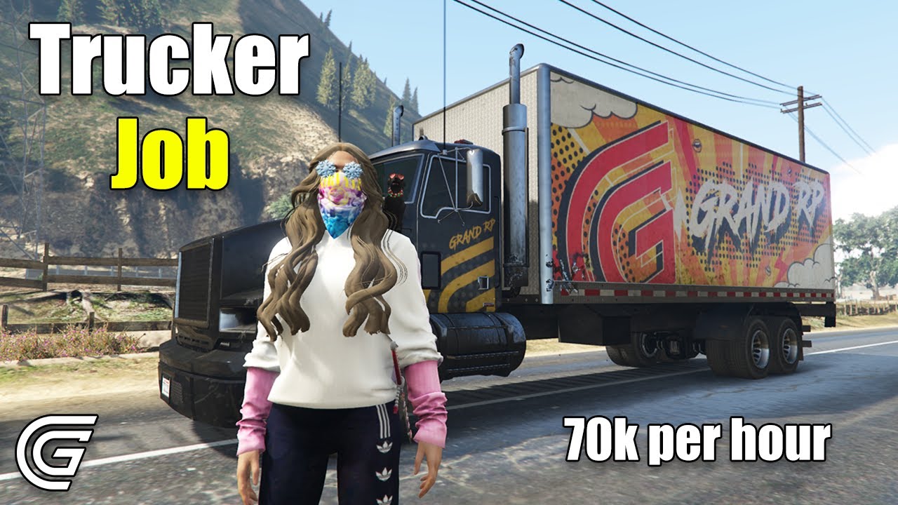 Trucker Job in RP | Grand RP Hindi Guide | GTA 5 Roleplay - YouTube