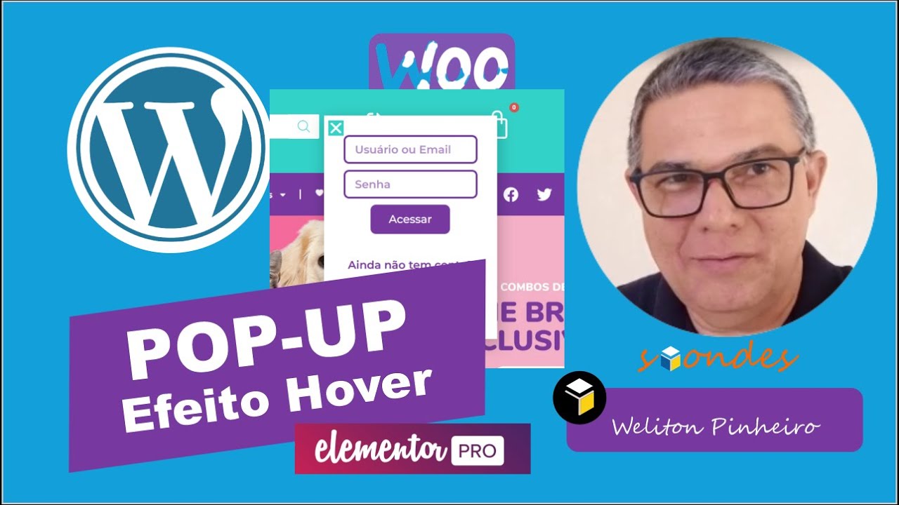 Como criar pop-up com Elementor e abrir com efeito hover ao passar ...