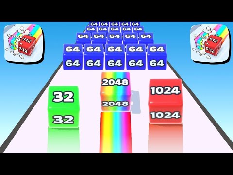 Jelly Run 2048 game play.all levels .android .ios .new update. - YouTube
