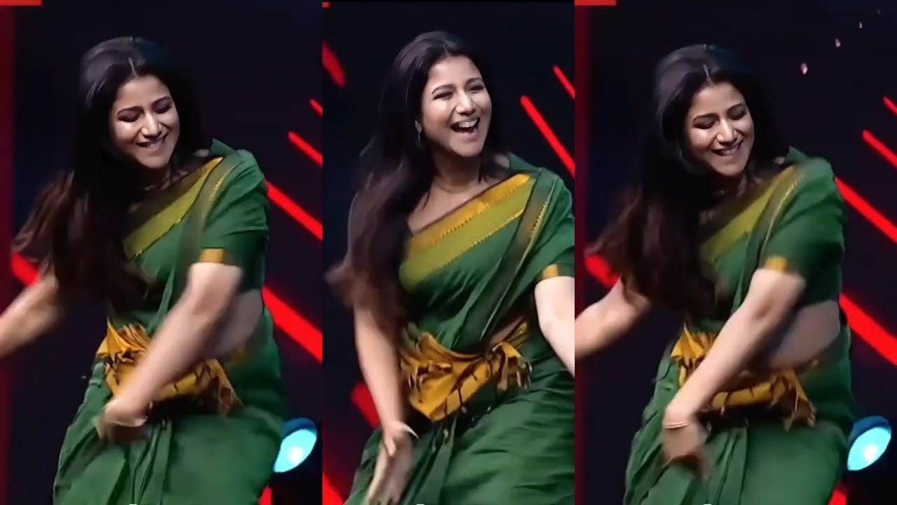 Tamil Serial Actress Alya Manasa Rare Saree Iduppu - YouTube