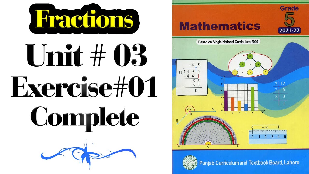 Mathematics Class 5 | PTB | New Edition | Unit No 03 | Fractions - YouTube
