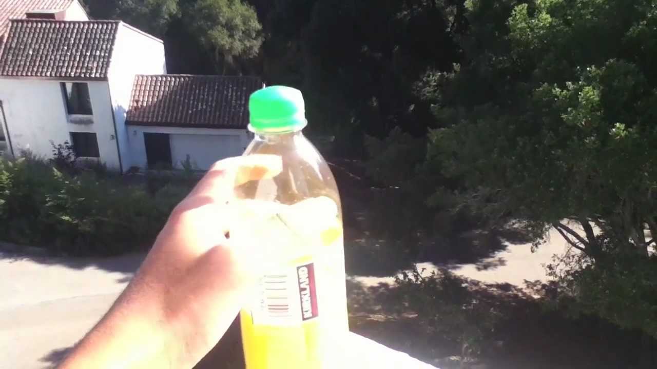 Exploding Orange Juice - YouTube