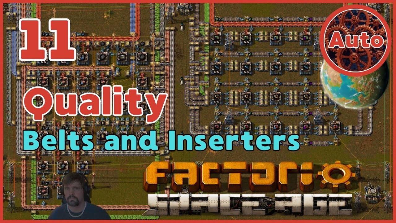 Belts & Massive Inserter Mall Build | Factorio Quality Playthrough Ep ...