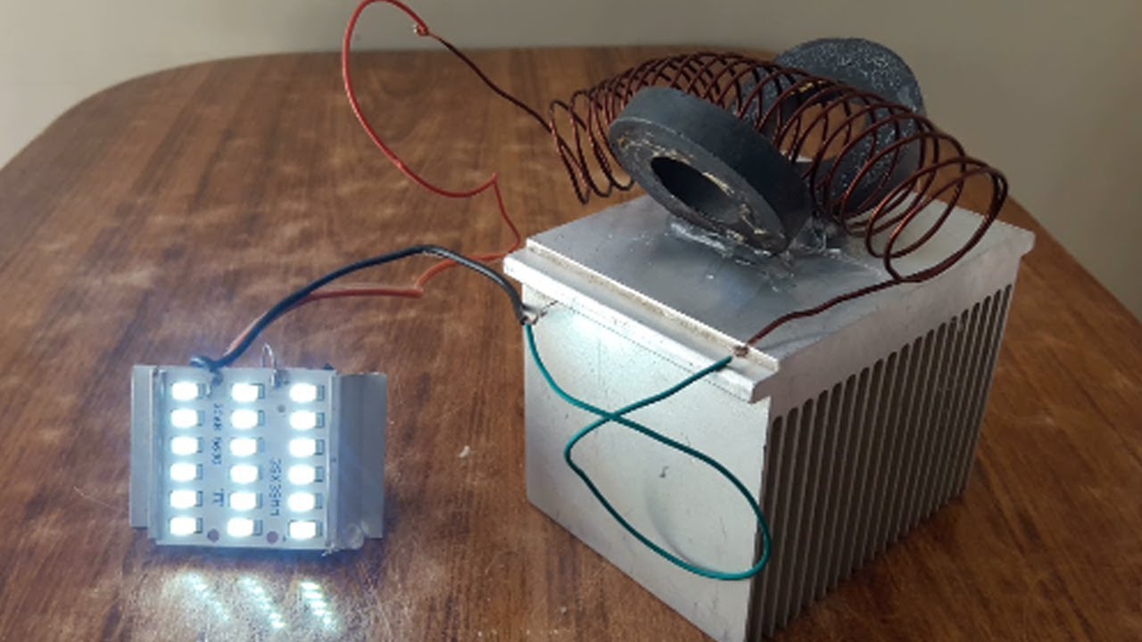 Free Energy Device Tested on Led Light Bulb Magnet Motor 2018 - YouTube
