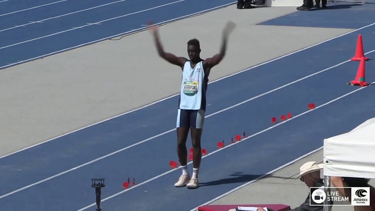 U18 Mens Long Jump - Part 2 - 2018 Australian Junior Athletics ...