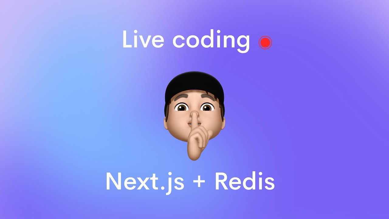 Live Coding - Next.js + Redis - YouTube