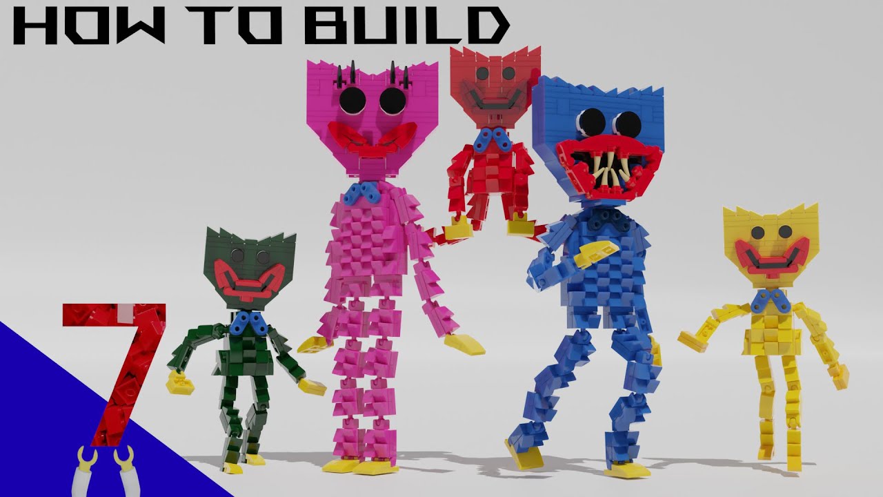 HOW TO BUILD ALL LEGO HUGGY WUGGIES FROM POPPY PLAYTIME CHAPTER 1 & 2 ...