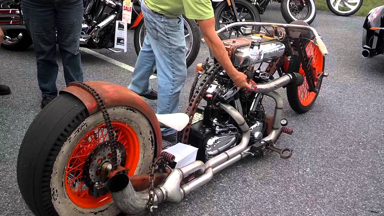 Yamaha custom rat bike - Ephrata 6/2/13 - YouTube
