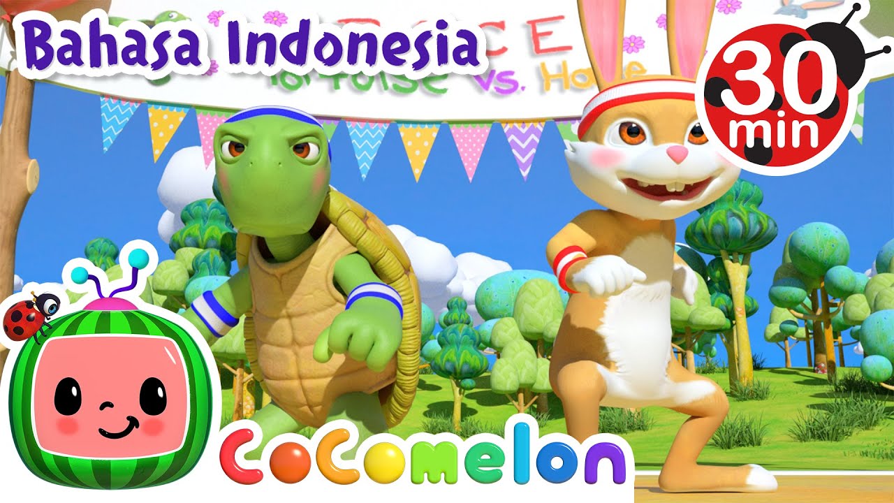 Kura-kura dan Kelinci | CoComelon Bahasa Indonesia - Lagu Anak Anak ...