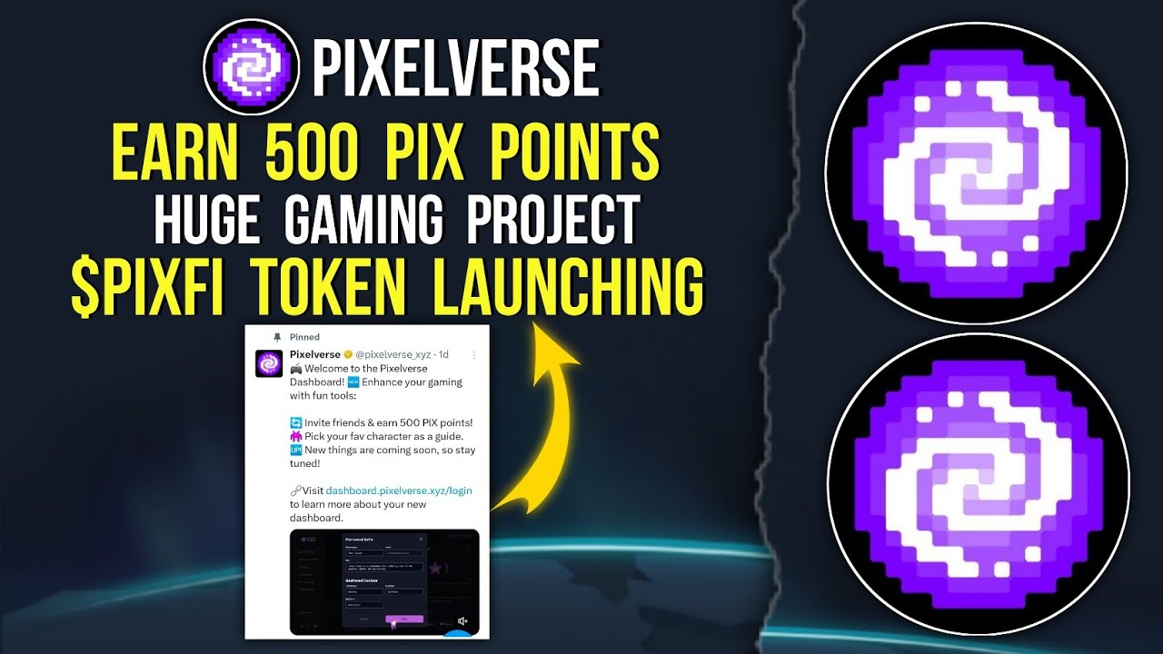PIXELVERSE EARN PIX POINTS | $PIXFI TOKEN LAUNCHING | JOIN EARLY ACCESS ...