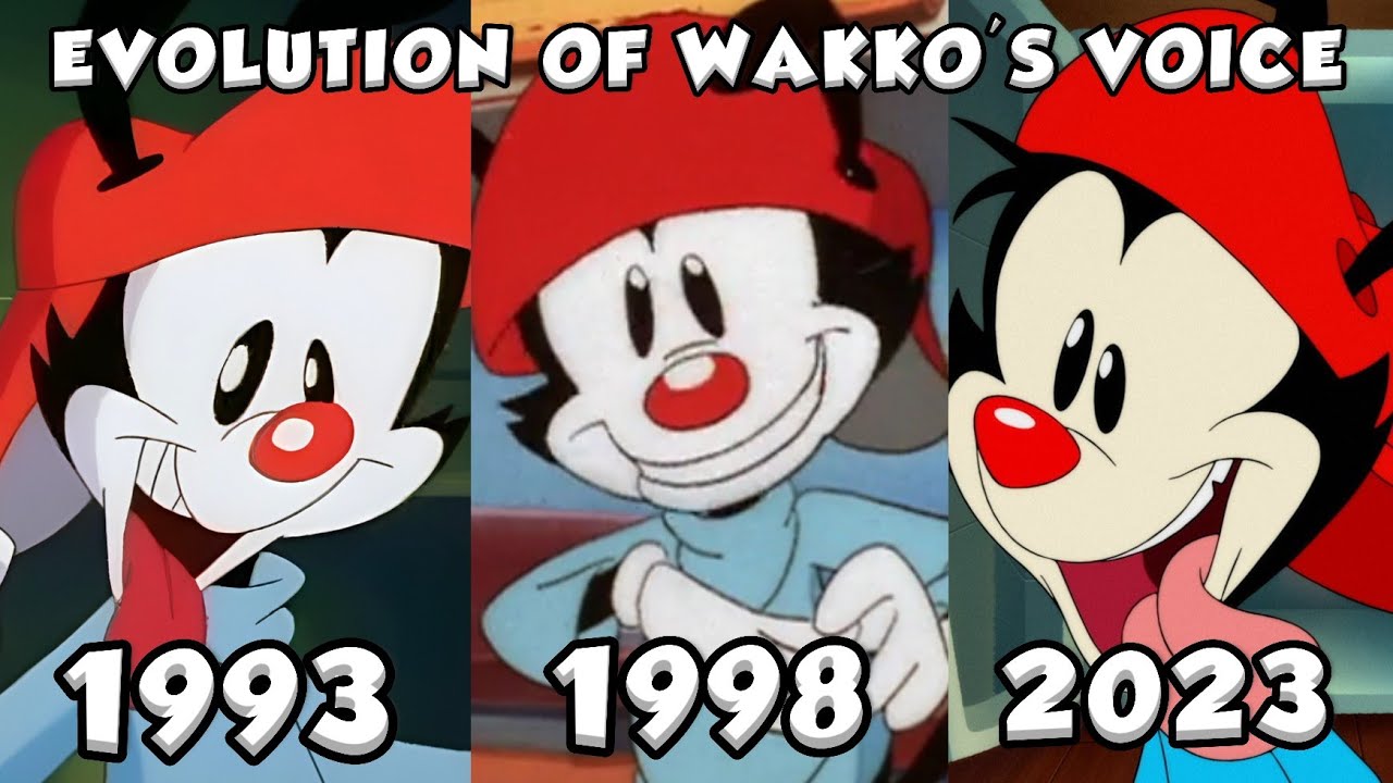 Evolution of Wakko's Voice in Animaniacs (1993-2023) - YouTube