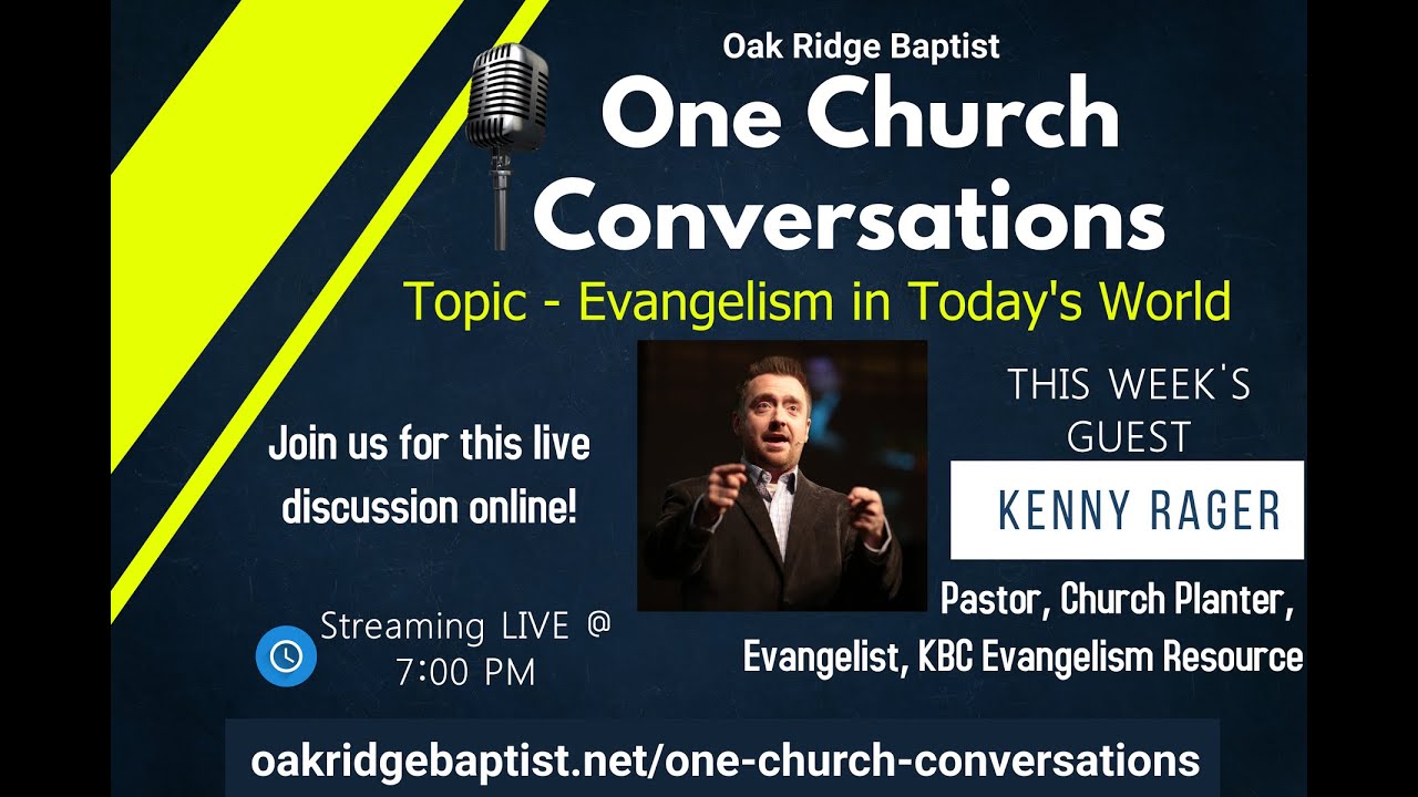 One Church Conversations Kenny Rager - YouTube