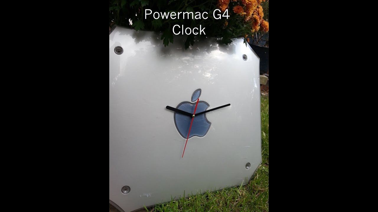 How to make a CUSTOM clock: Apple Powermac G4 - YouTube