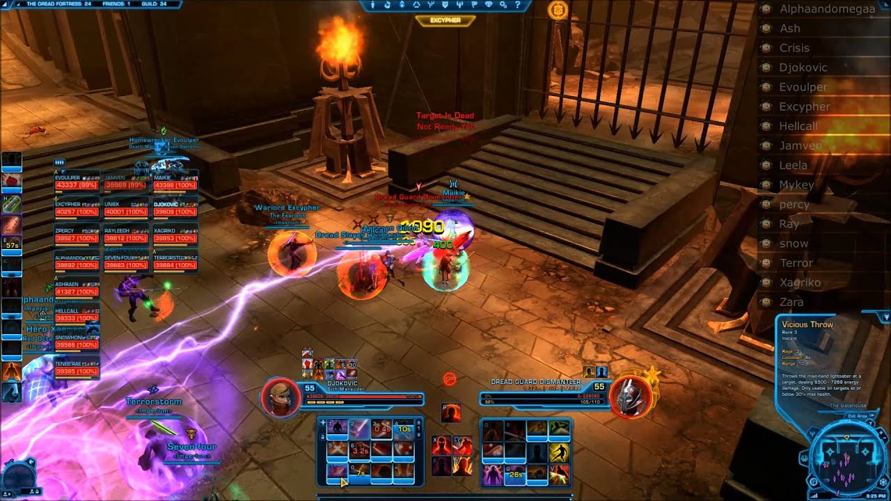 Dread Fortress Gate Commander Draxus 16m NiM (SWTOR) - YouTube