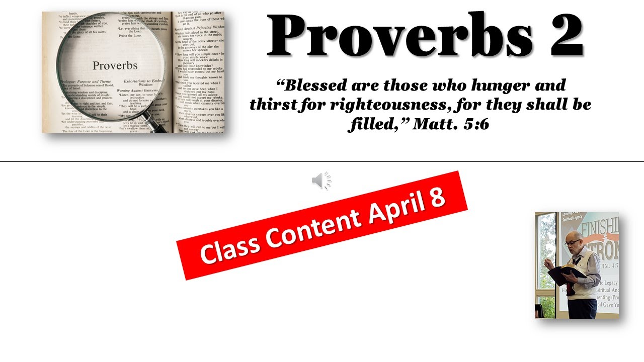 Proverbs Chapter 2 - YouTube