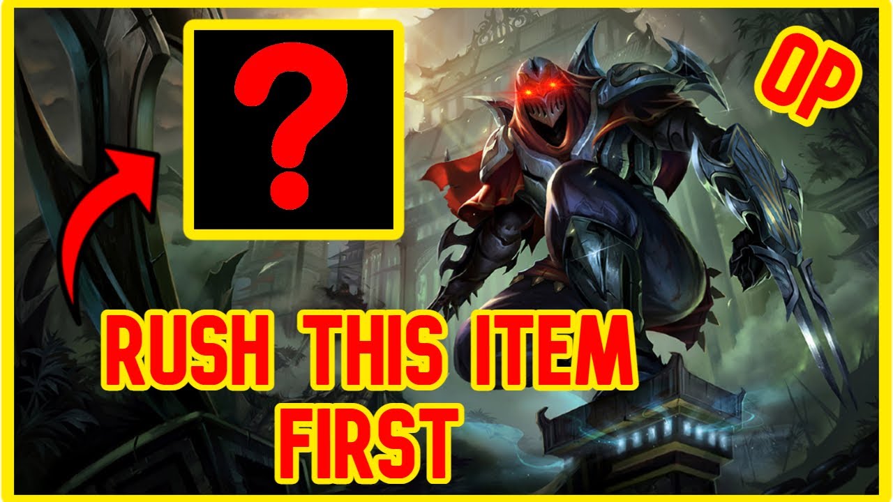 ZED BECOME OP AFTER BUYING THIS ITEM FIRST - League of Legends Wild ...