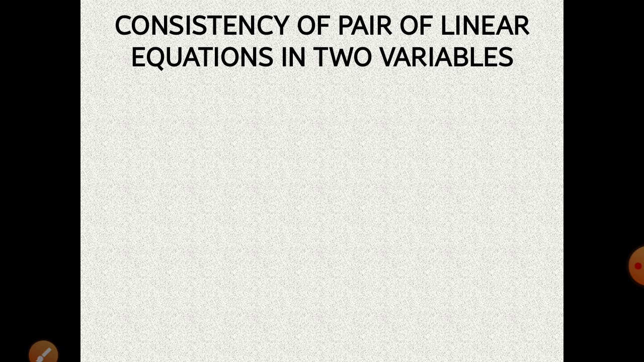 Class X Graphical method of solving pair of linear equations - YouTube