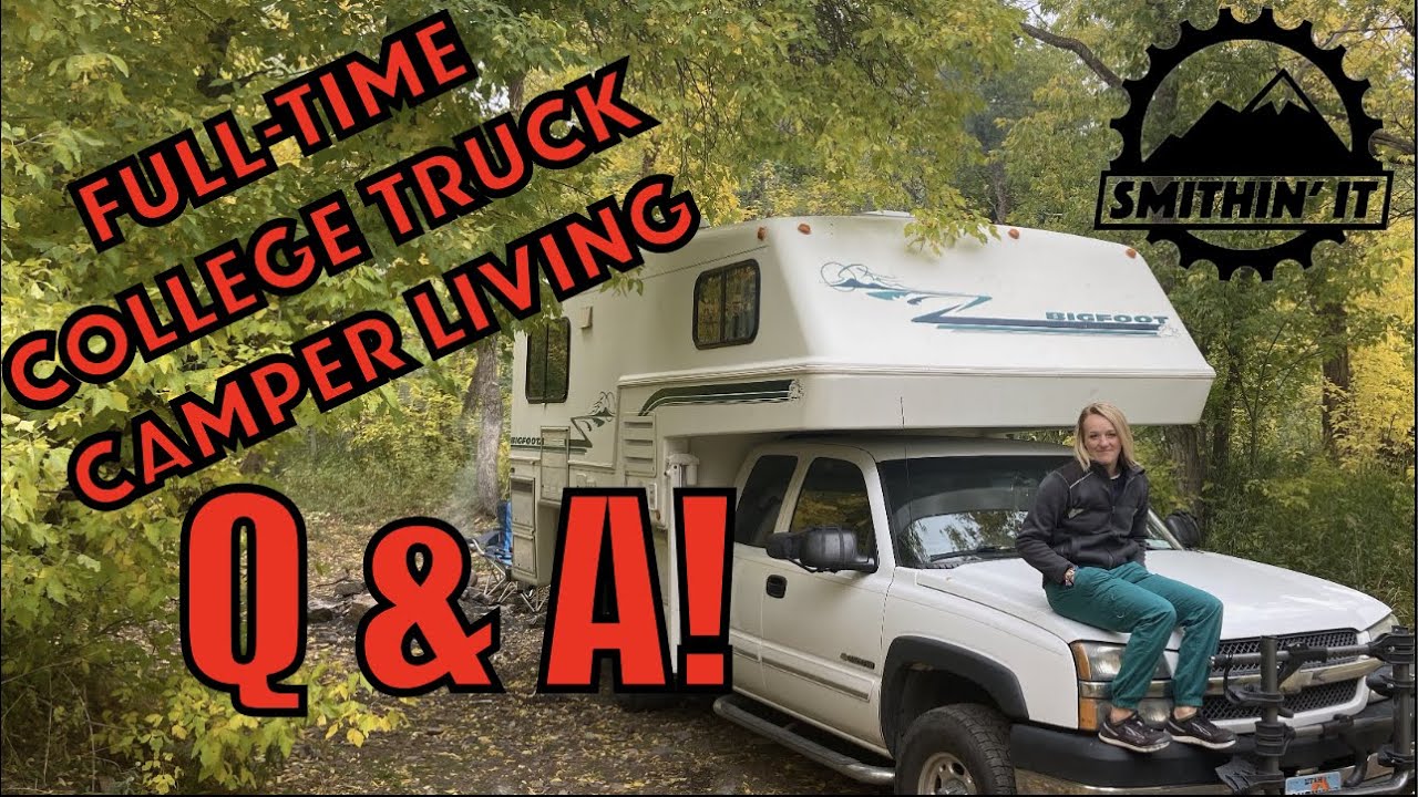 College Students Full-time Truck Camper Lifestyle Q&A - YouTube