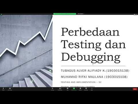 Perbedaan Testing dan Debugging | Testing and Implementation | 5C ...