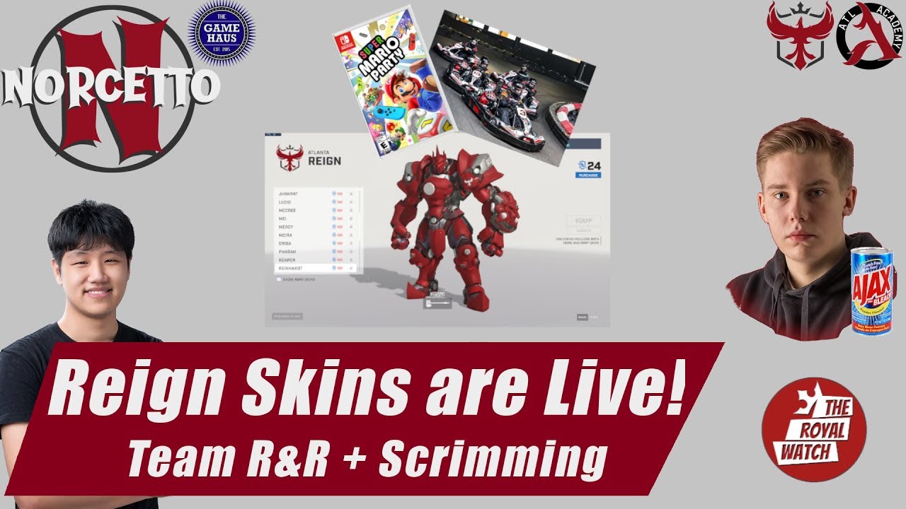 Atlanta Reign Skins are Live! Team scrims, R&R, leaks, and more! - YouTube