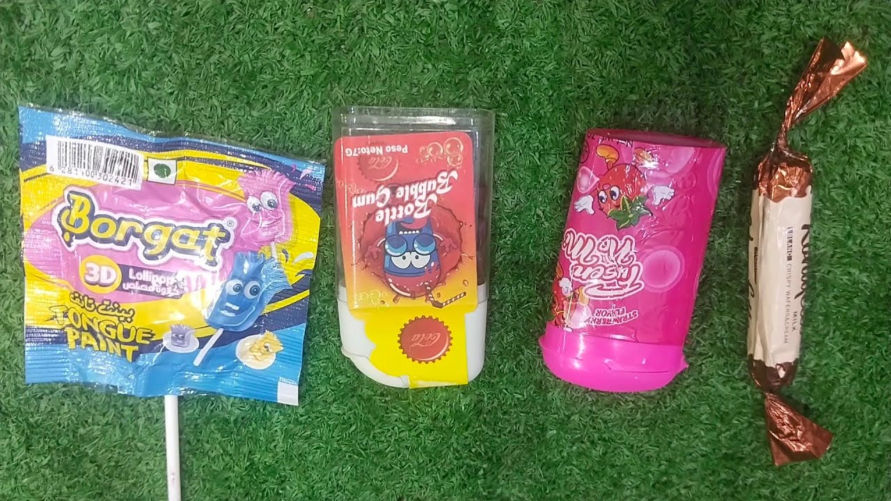 Unpacking ASMR 🍭 Chupa Chups Big Babol, Lollipop, Watermelon Lollipop ...