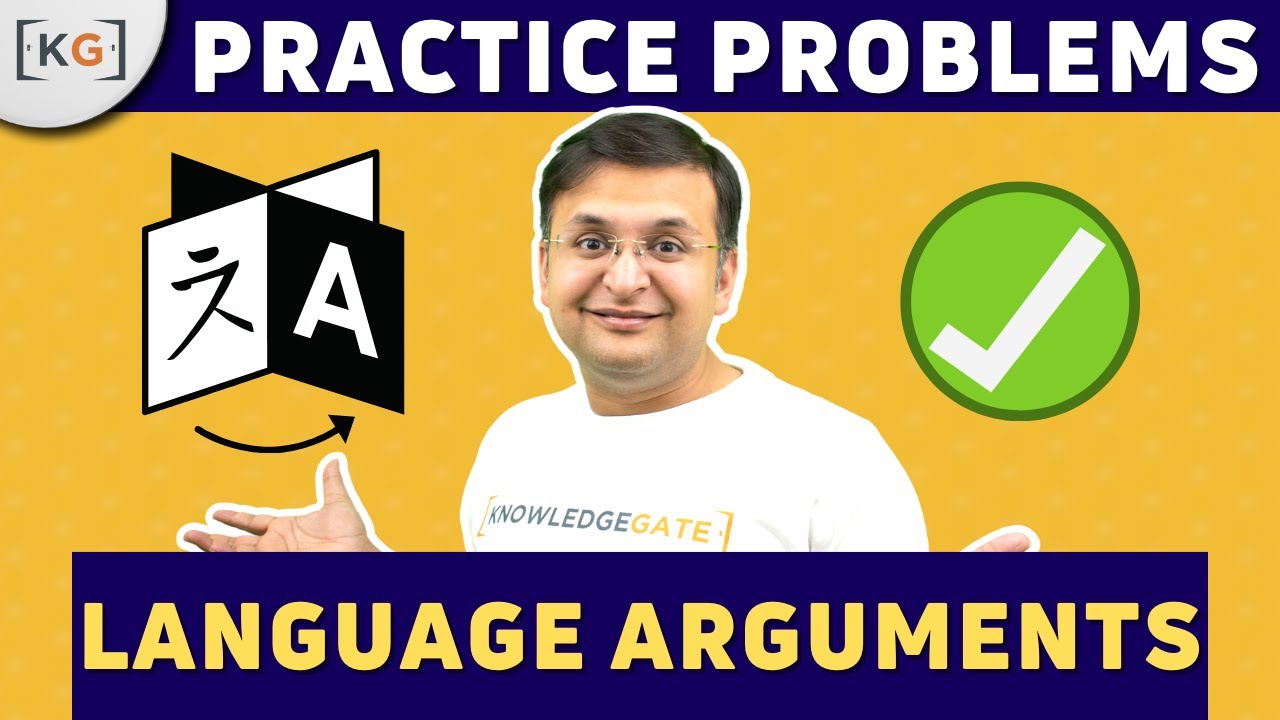 17 Practice Problems on Language arguments | examples | problems - YouTube