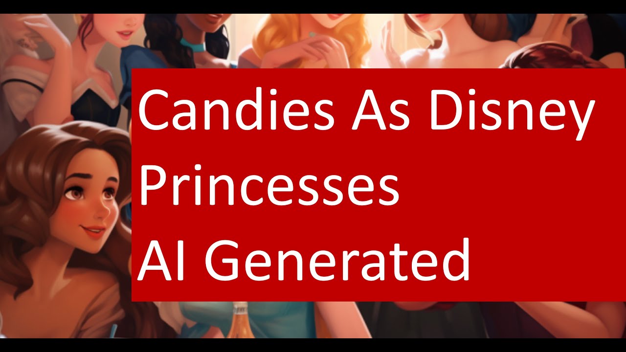 Candies as Disney Princesses - YouTube