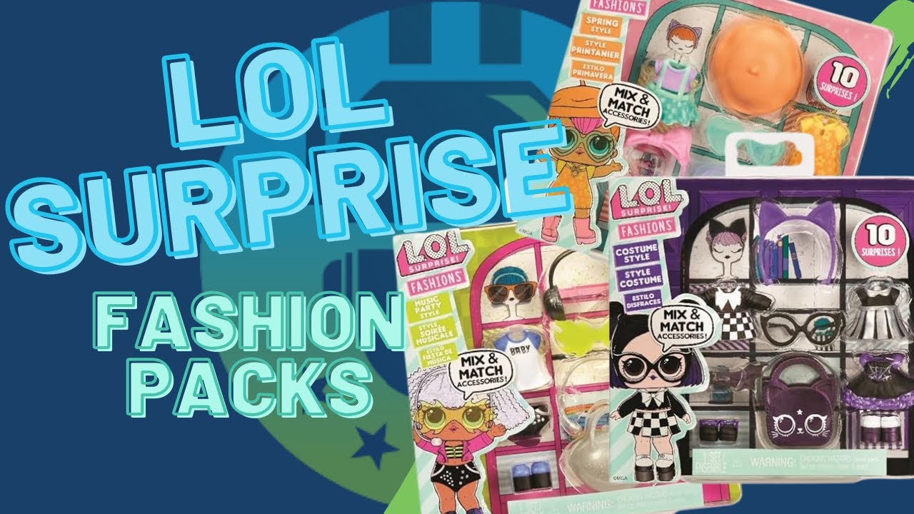 LOL Surprise Fashion Packs Unboxing - YouTube