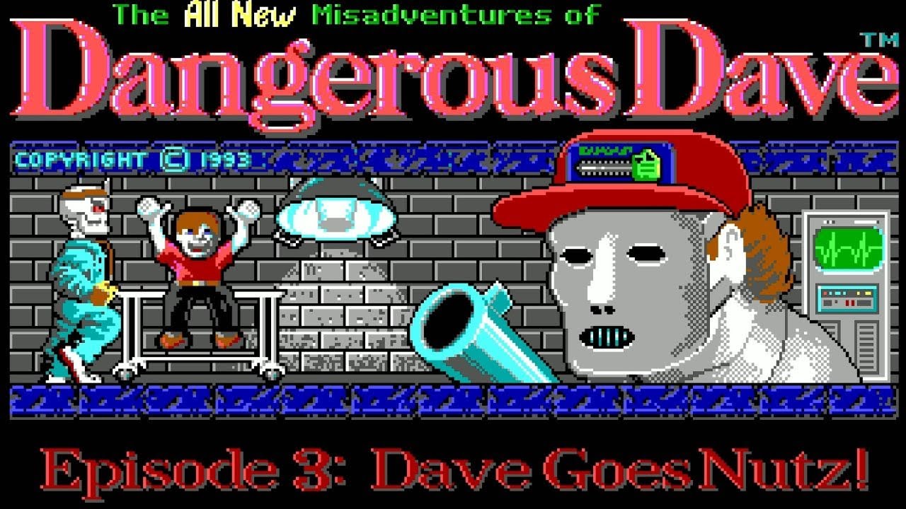 Dangerous Dave: Dave Goes Nutz - YouTube