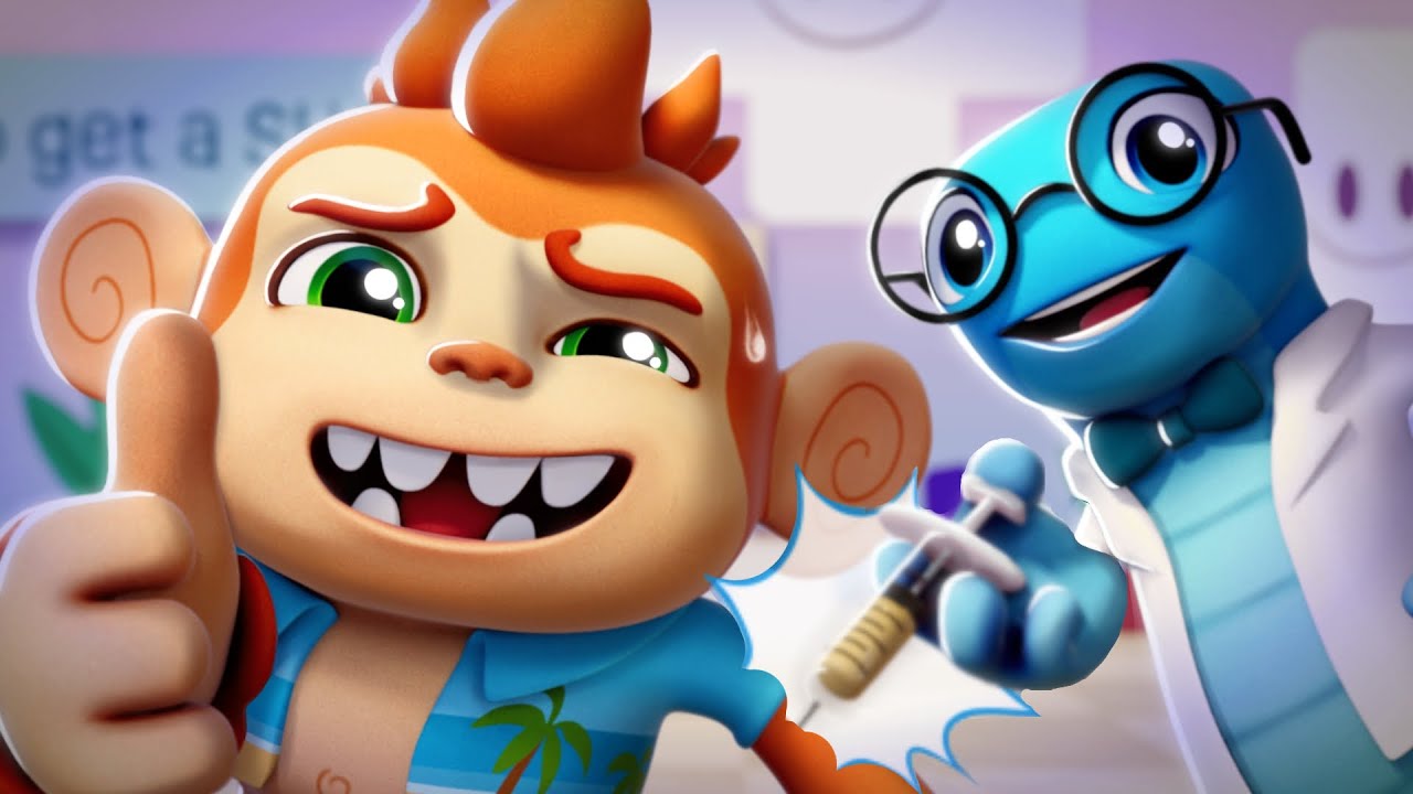 Time for a shot! Don't be scared of the Doctor | Kids Songs - YouTube
