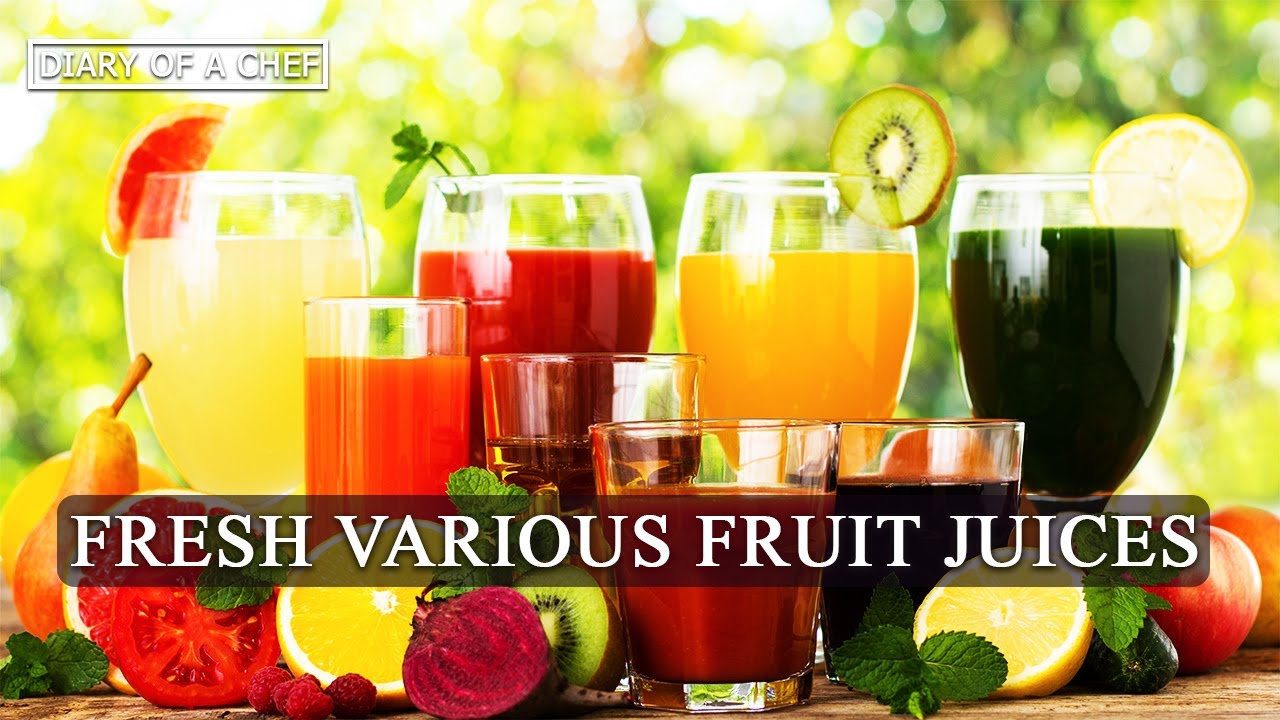 Very Tasty And Healthy Fresh Various Fruit Juices | We Juice ...